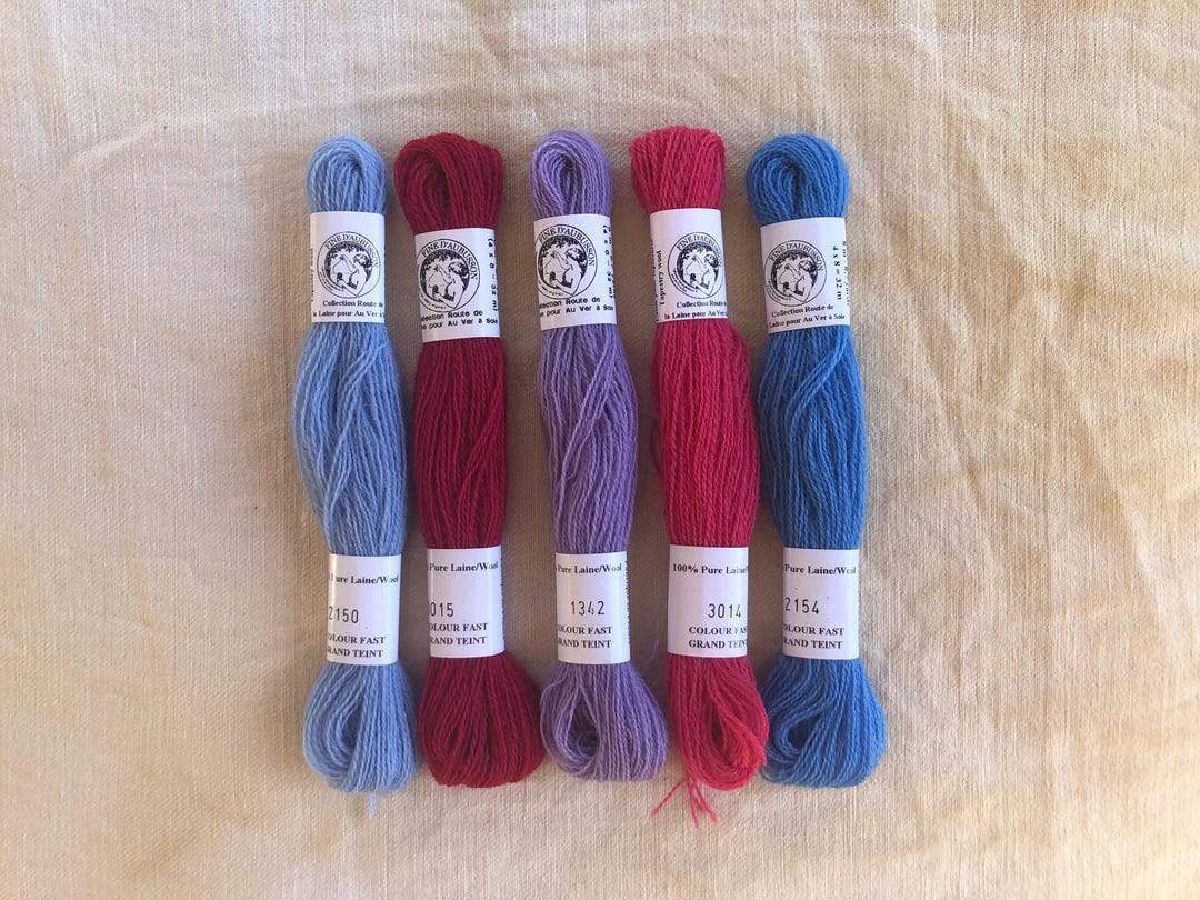French Wool Floss / Wool Floss / Wool Embroidery Floss / Embroidery ...