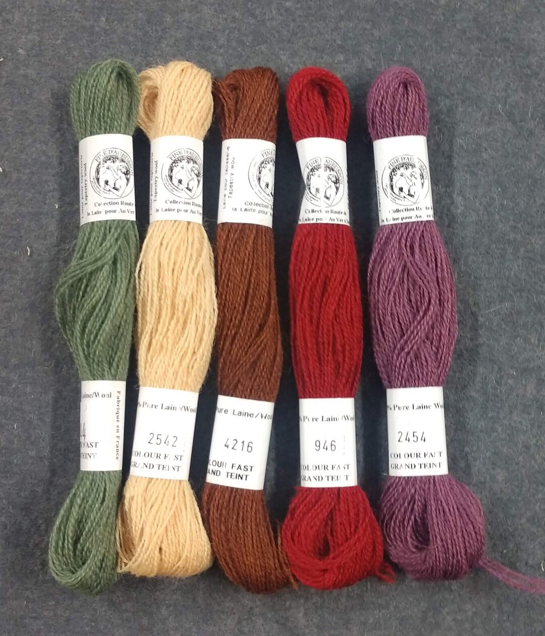 Wool French Floss / Wool Floss / Embroidery Floss /wool Embroidery ...
