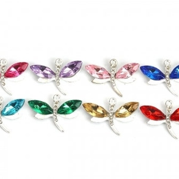 Dragonfly Charms - Etsy