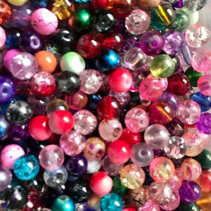 6mm Assorted Glass Bead Mix: Colorful Bead Soup - Etsy