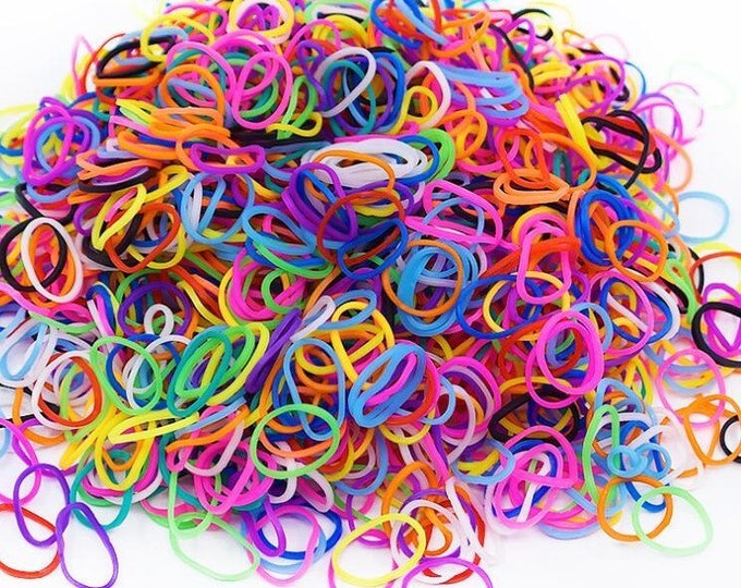 Mixed Color Loom Band Refill Kits DIY Rubber Bands Refills Comes With ...