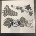 Grapevine Stencil: Flexible Plastic Template (13cm) - Etsy