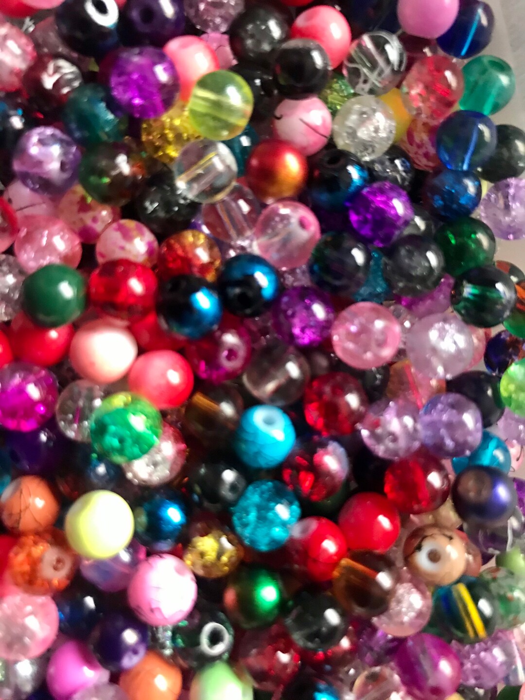 6mm Glass Bead Mix: Assorted Colors, Styles, Bead Soup - Etsy