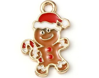 Gingerbread Charms Gingerbread Men Cookie Charms Christmas - Etsy