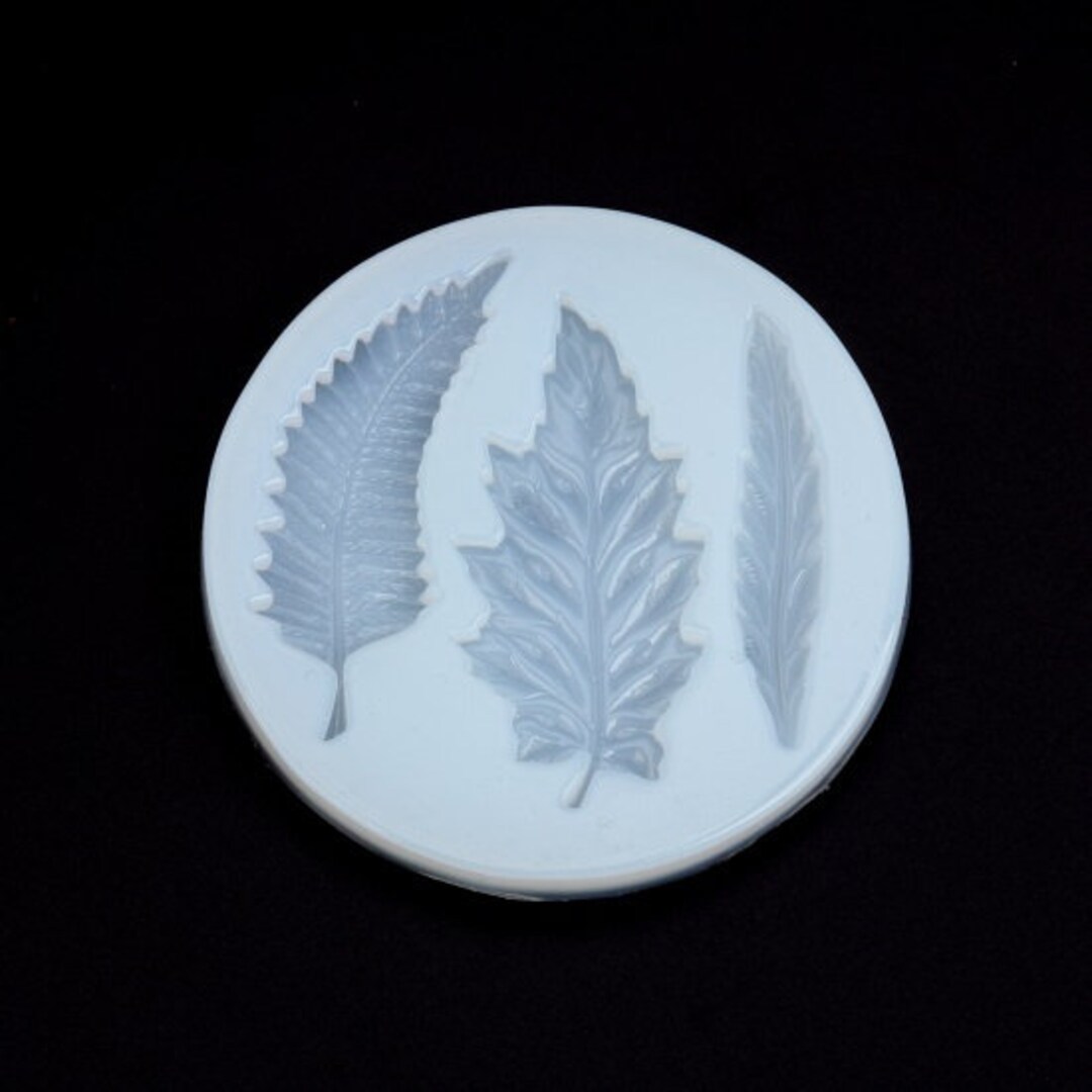 Silicone Leaf Mold 3 Leaf Style Clear Cavity Leaf Mold - Etsy