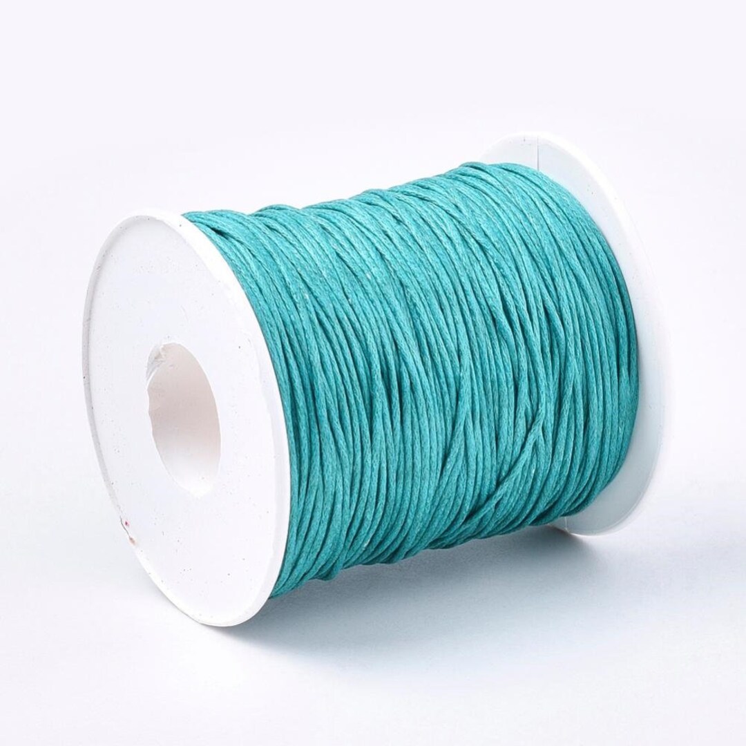 Waxed Cotton Thread , Eco-friendly 1mm Waxed Cord, 100 Yard Roll ...