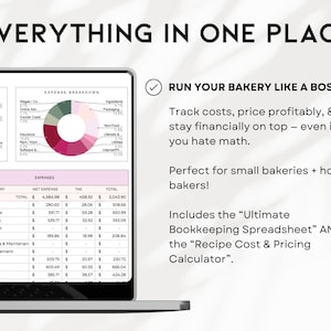 Ultimate Bakery Business Spreadsheet, Recipe Cost Calculator ...