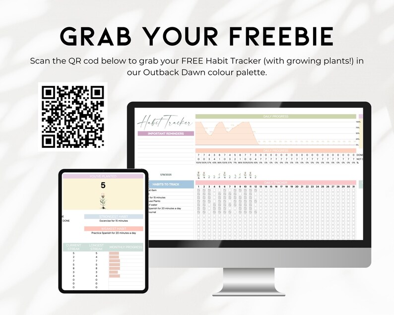 2025 Goal Planner Spreadsheet | SMART Goal Setting Template | Goal ...