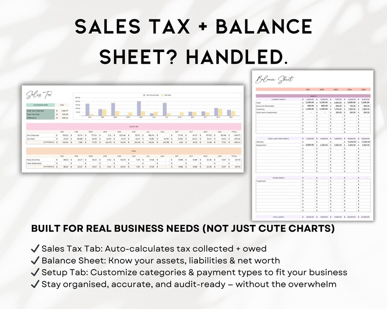 Ultimate Bookkeeping Spreadsheet, Google Sheets Profit and Loss Tracker ...