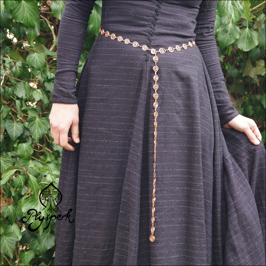 Hand Forged Copper Belt - Medieval Belt, LARP Belt - Etsy