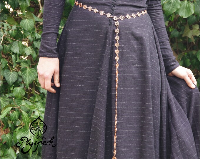 Hand Forged Copper Belt - Medieval Belt, LARP Belt - Etsy