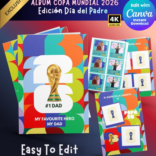 Fifa Album Template - Etsy