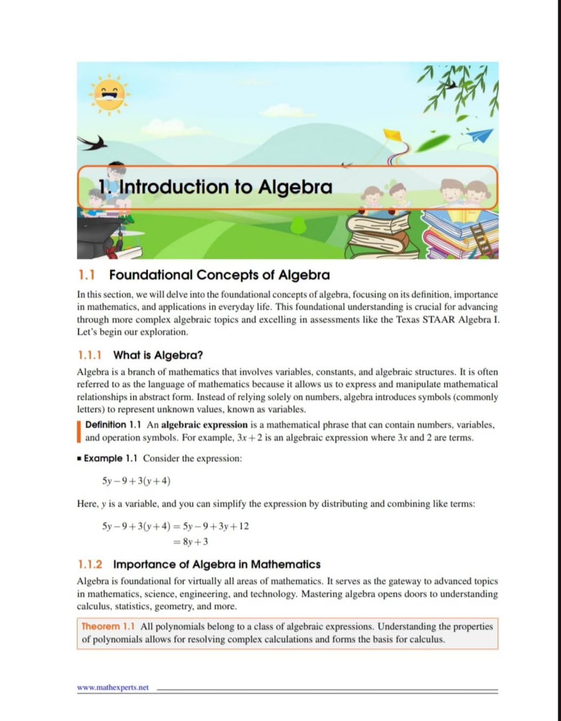 Texas STAAR Algebra Workbook PDF, STAAR Algebra Test Prep Study Guide ...