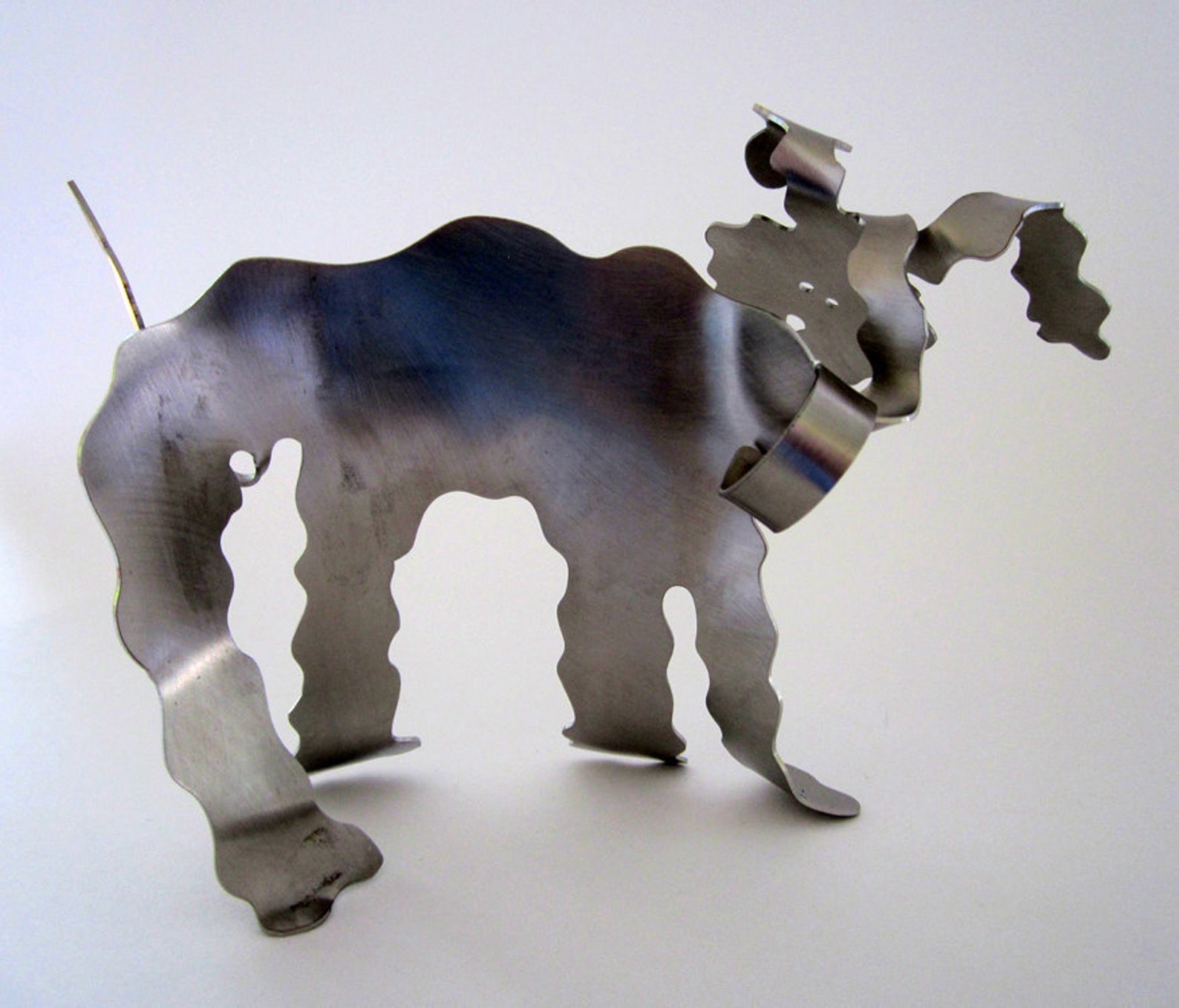 Collectable STANDING PUP Metal Sculpture Miniature | Etsy