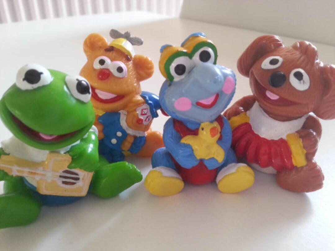Vintage Muppet Figures Kermit Miss Piggy Muppets Pvc - Etsy