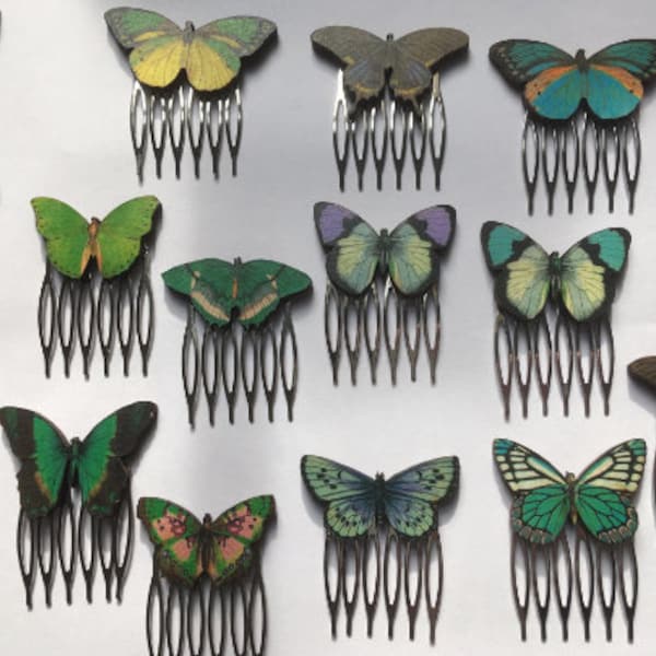 Butterfly Hair Comb - Etsy UK