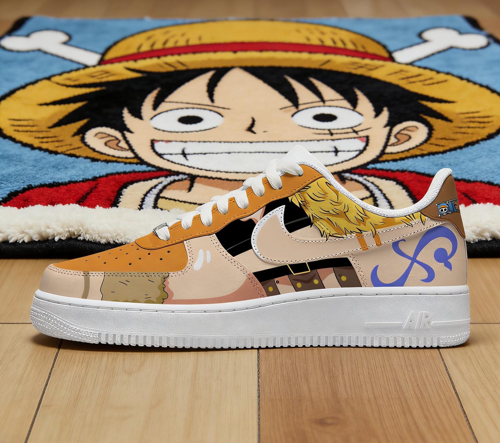 Personalized Hand Painted Shoes, Custom Nami Anime Sneakers, Anime Fan ...