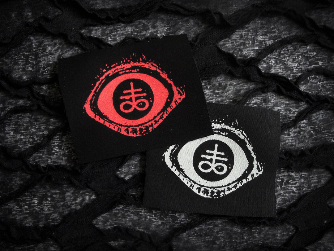 Laveyan Eye Satanic Goth Handmade Sew-on Fabric Patches - Etsy
