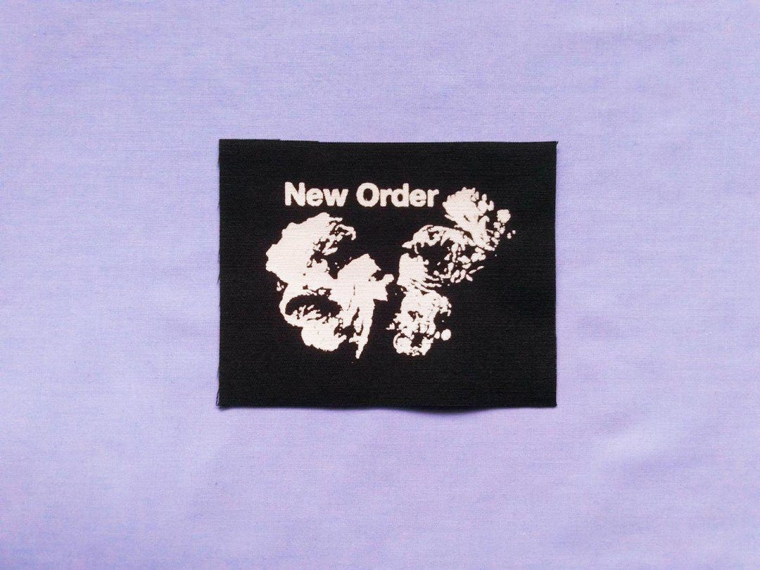 New Order Post Punk Sew-on Fabric Patches - Etsy