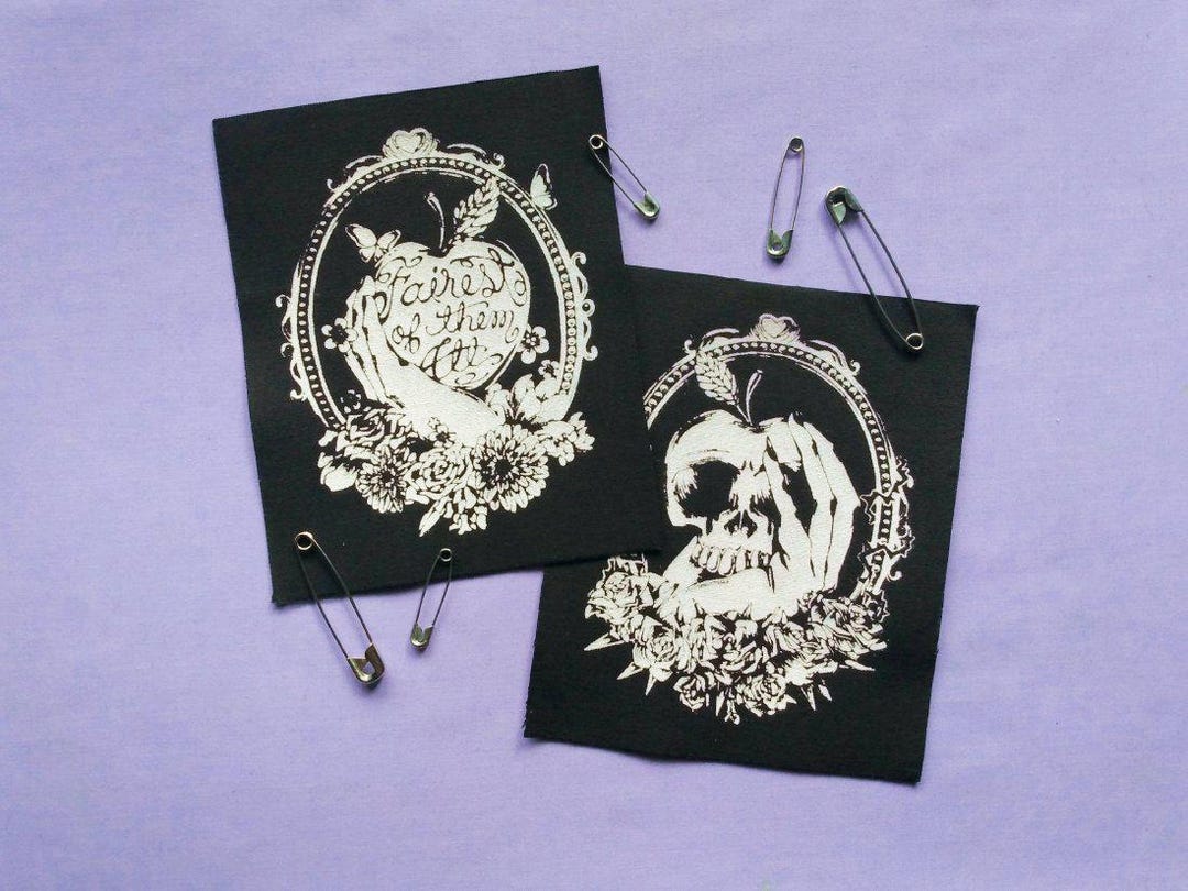 Fairy Tale Apples Halloween Goth Sew-on Patches - Etsy