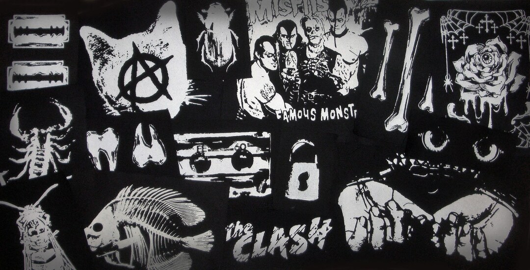 Classic Punk Sew-on Patches Mystery Pack - Etsy