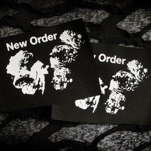 New Order Post Punk Sew-on Fabric Patches - Etsy