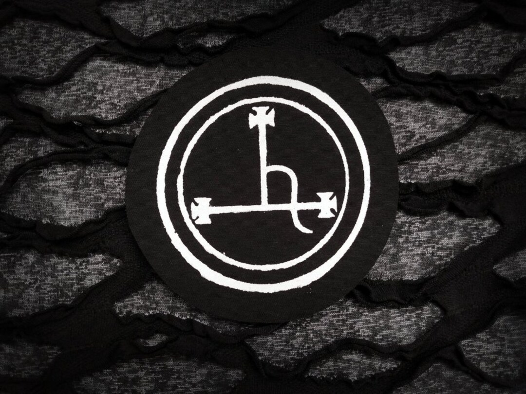 Sigil of Lilith Symbol Metal Punk Handmade Sew-on Fabric Patches - Etsy