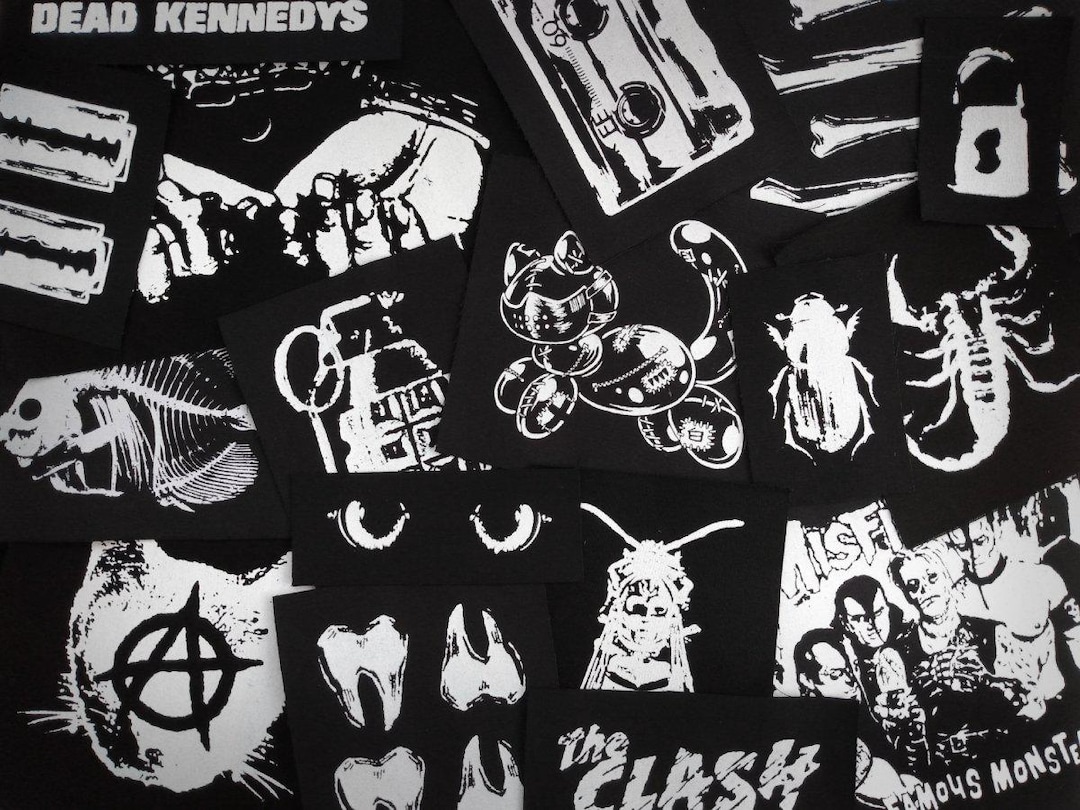 Mystery Packs for Alt Punk Handmade Sew-on Fabric Patches - Etsy