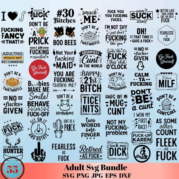 Rude Svg - Etsy UK
