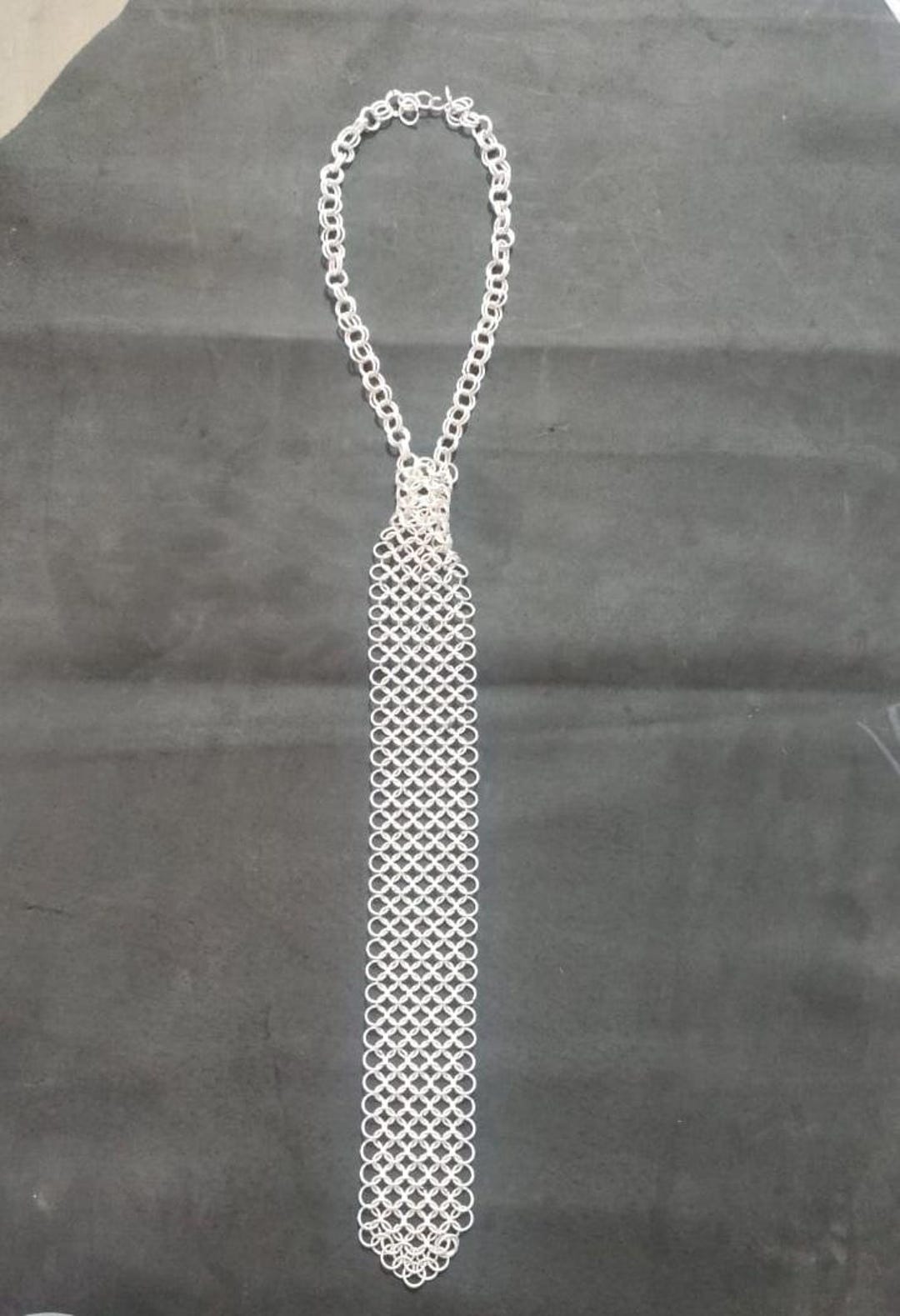 Medieval Armor Chainmail Tie – Aluminum Necktie for LARP, Cosplay ...