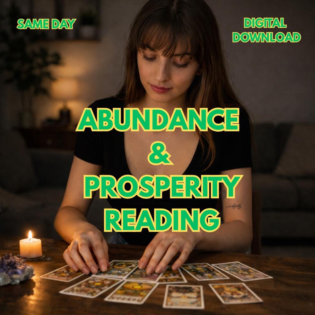 Abundance and Prosperity Tarot Reading, Psychic Money Energy Guidance ...