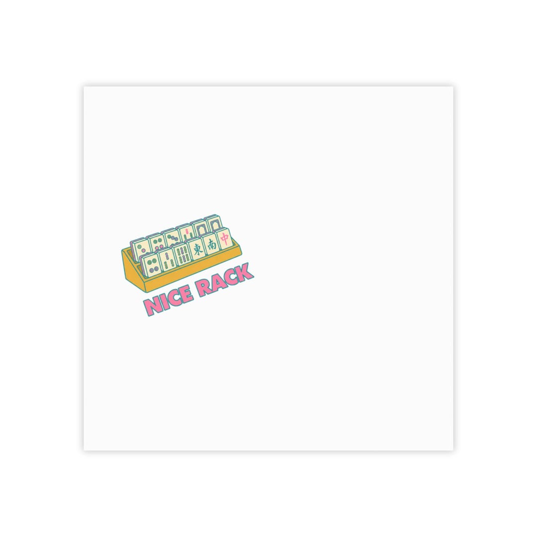 Mahjong Tile Rack Post-it Notes | "nice Rack" Sticky Note Pads - Etsy