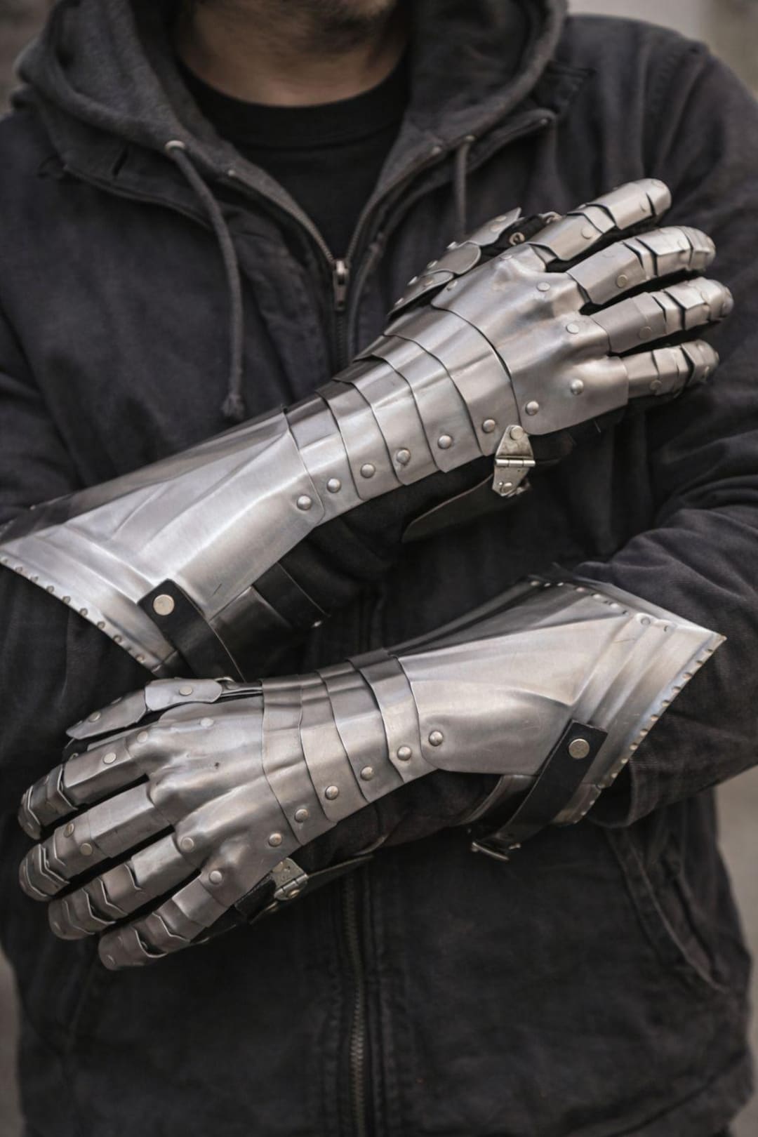 Buy Gothic Knight Gauntlets – Authentic Templar Armor Gloves for ...