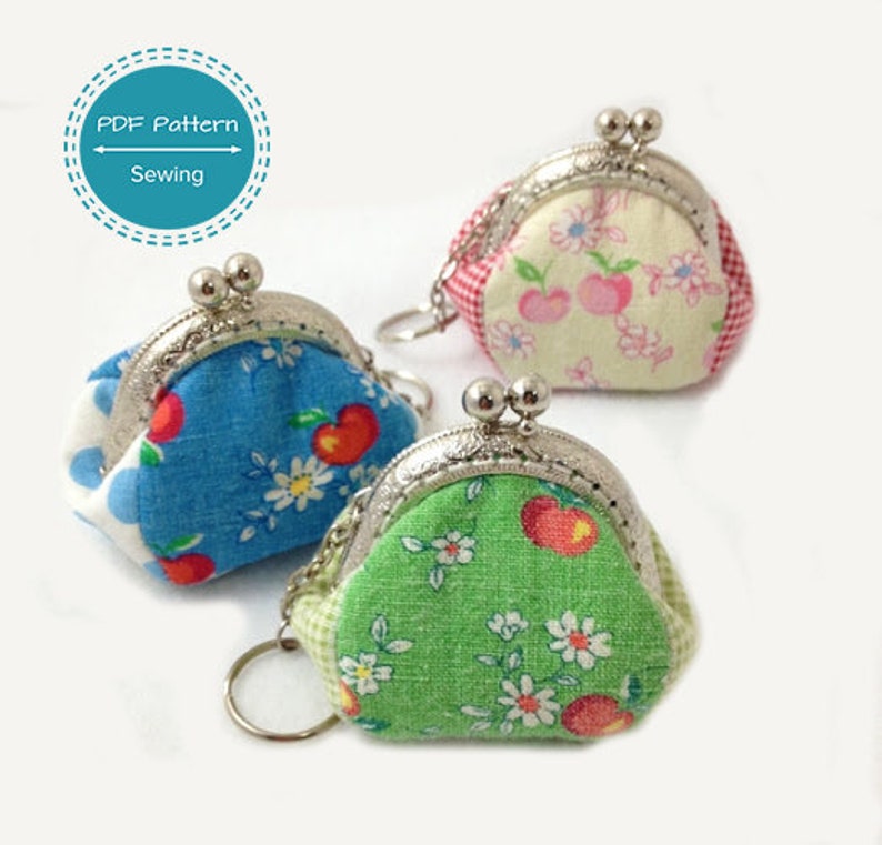 Mini Purse Pattern, Sewing Pattern for Keychain Purse, Pdf, Template ...