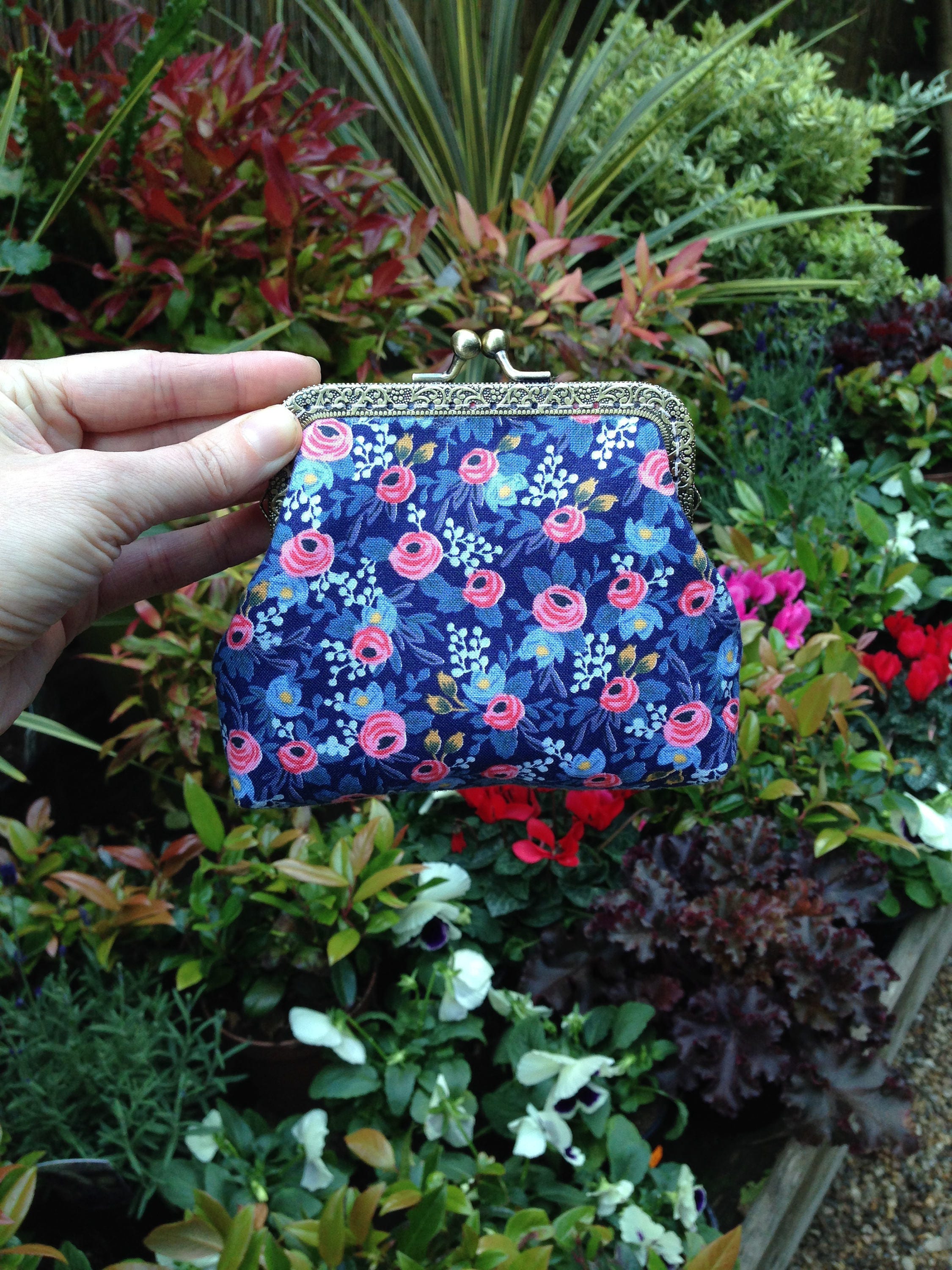 Coin Frame Purse Pattern, Pdf Sewing Pattern for Metal Frame Pouch ...