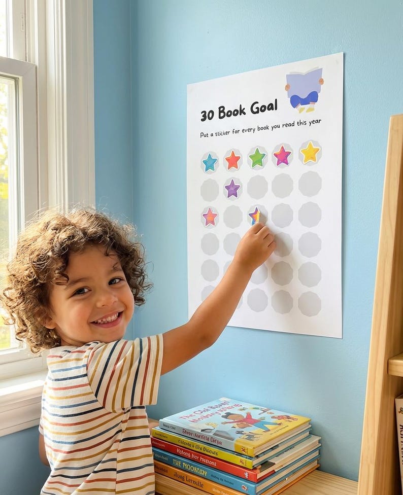 30 Day Book Challenge | PDF File | Instant Download | Children or ...