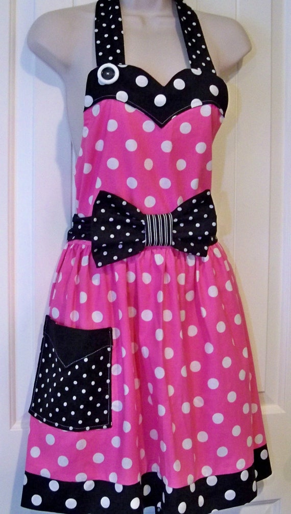 Womens Legends Minnie Mouse Apron Pink | Etsy