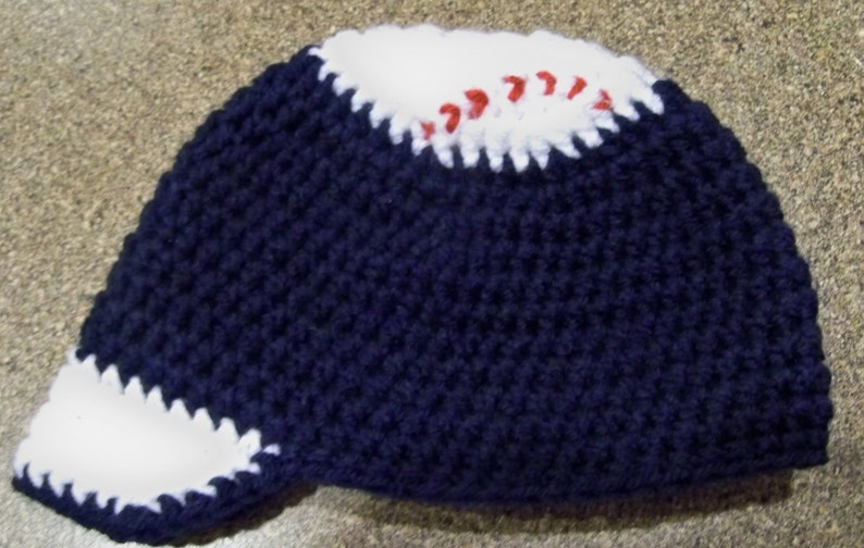 Crocheted Baby Baseball Hat Any Team Any Size Any Color - Etsy