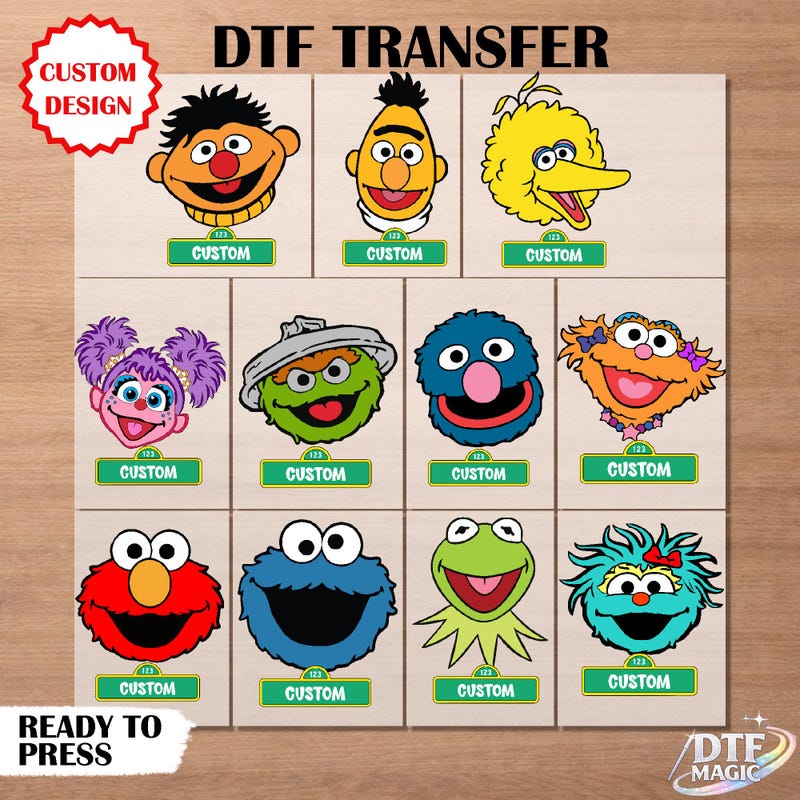 Custom Sesame Street Toys - Etsy