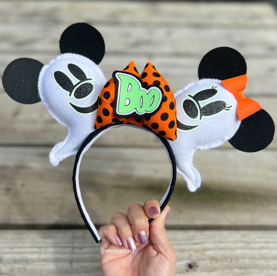 Disney Ears Mickey Ears | Ghost Mickey Mouse Ears Headband Loungefly ...