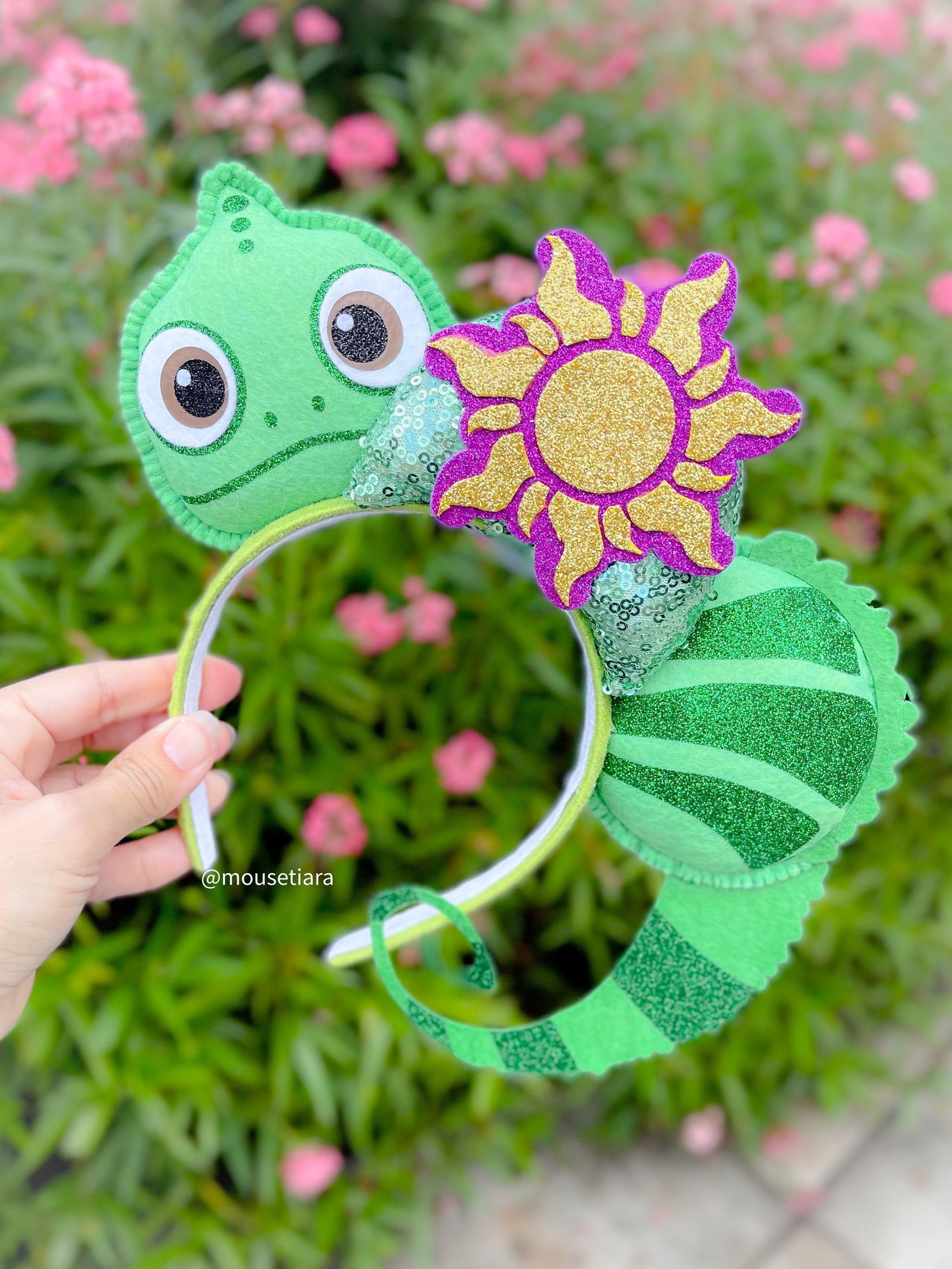 Mickey Ears Tangled Pascal the Chameleon Inspired Mickey Mouse - Etsy