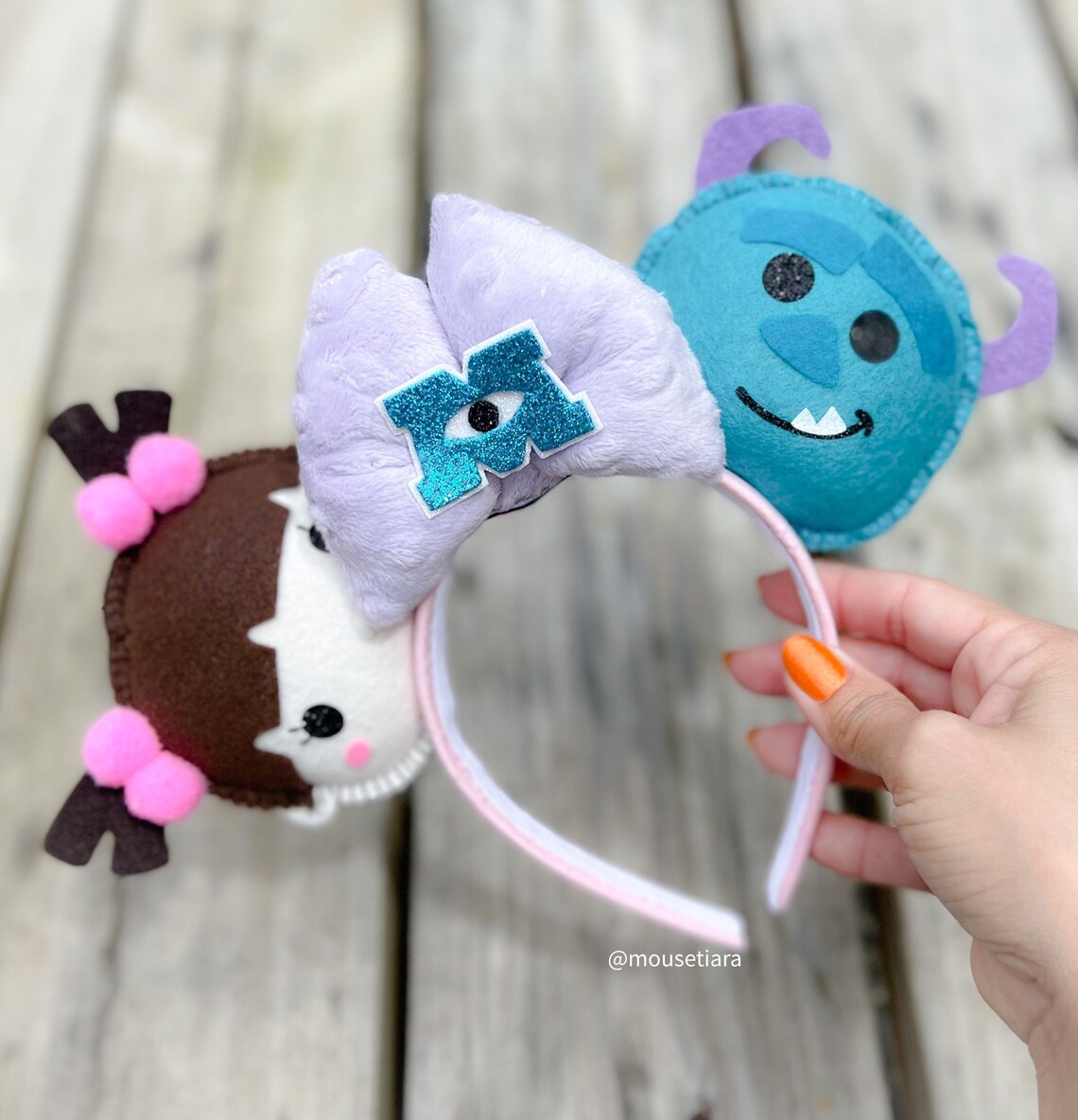 Mickey Ears Monsters Inc Sully Smiling Boo Mike Mickey Mouse - Etsy