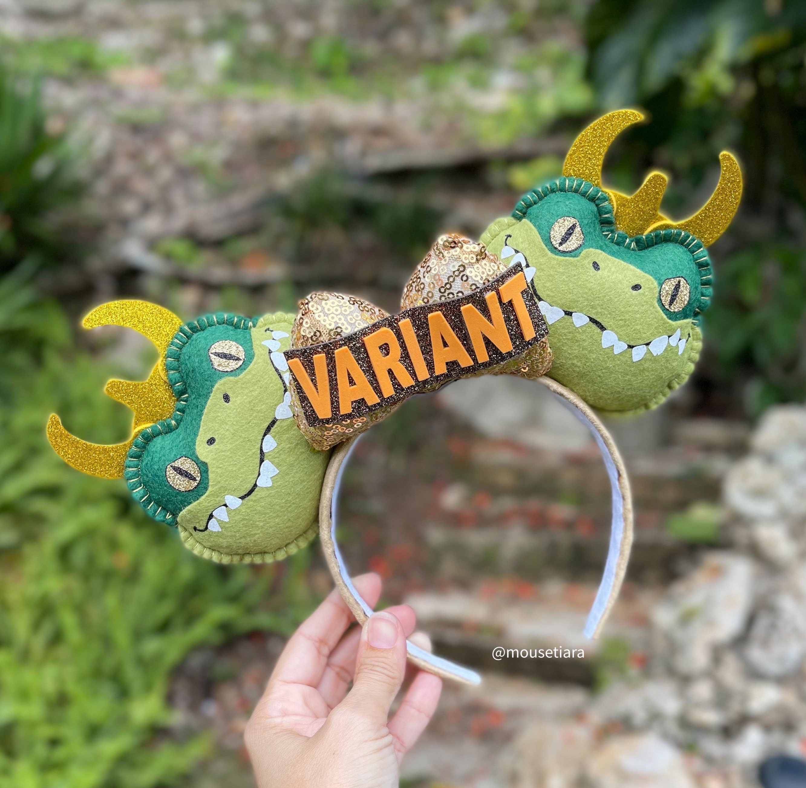 Gator Loki Variant Ears Crocodile Loki Mickey Mouse Ears - Etsy UK