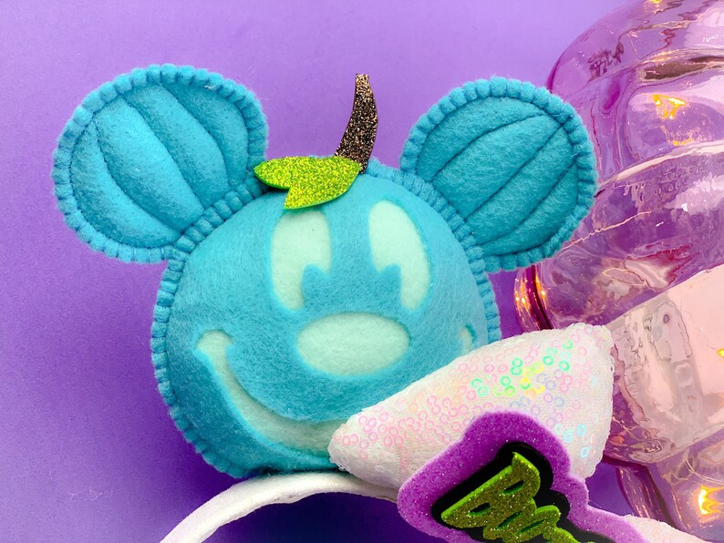 Mickey Ears Boo to You Not so Scary Halloween Party Teal | Etsy