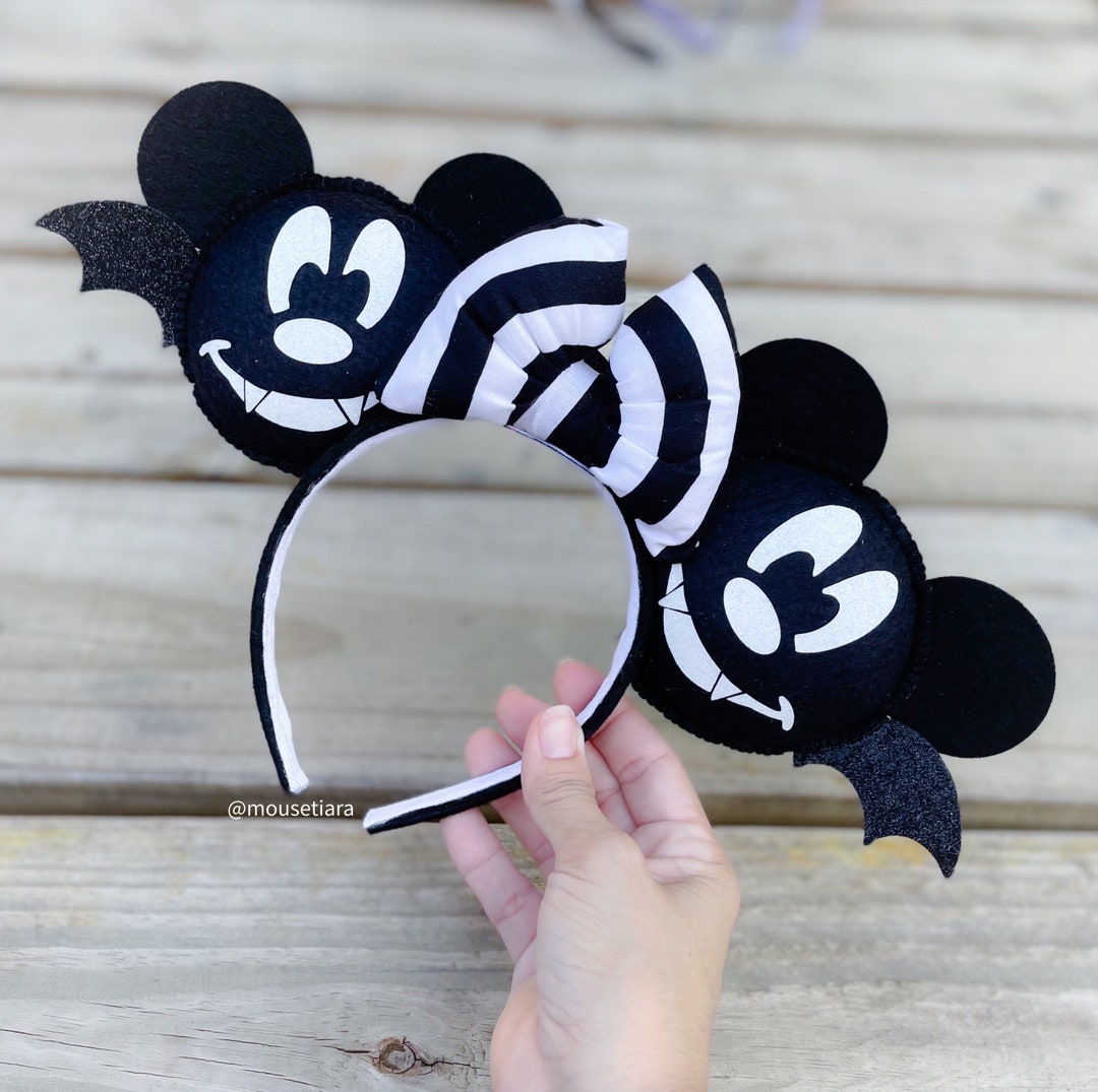 Mickey Ears | Vampire Bat Mickey Mouse Ears Headband Loungefly Inspired ...
