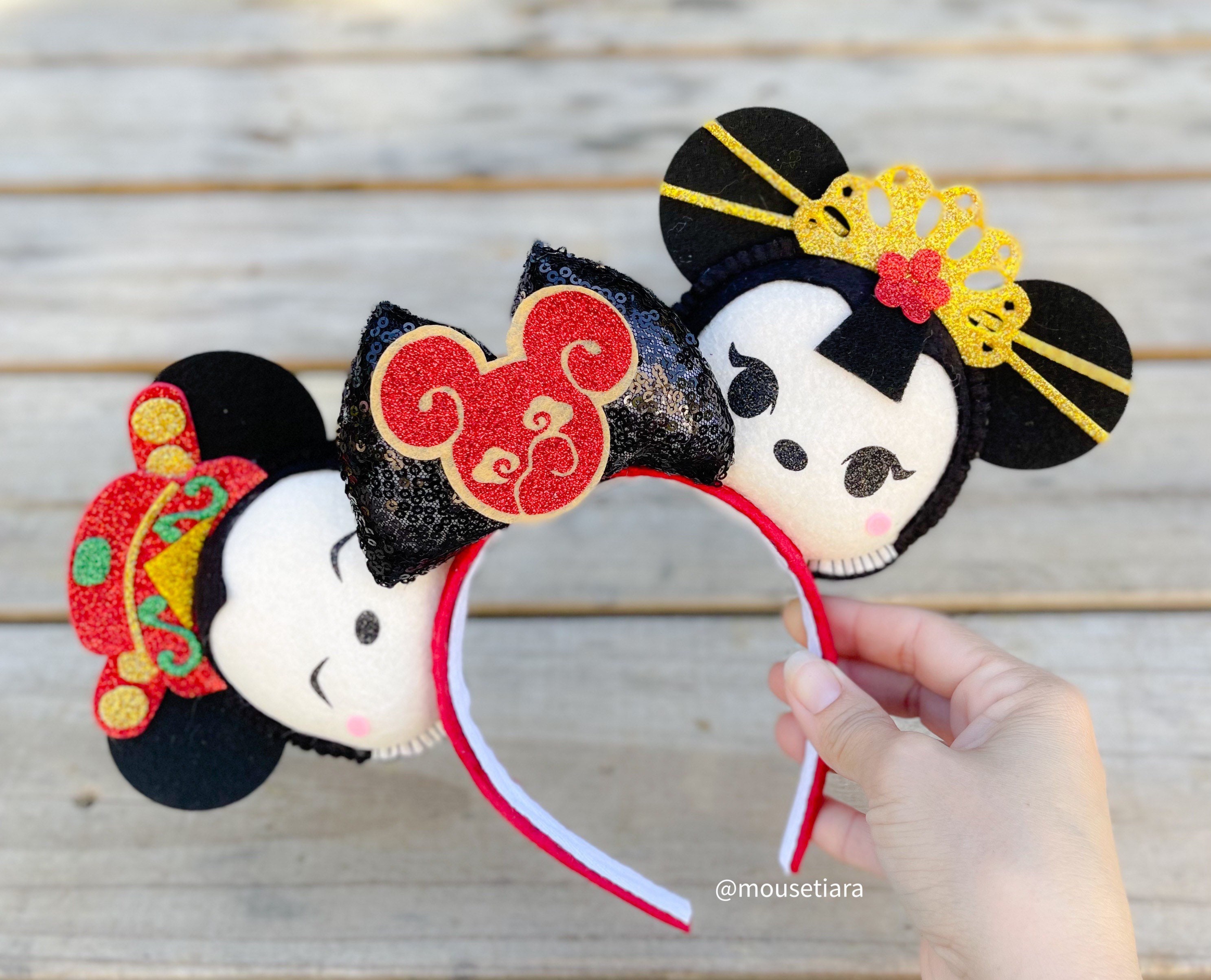 Plantilla De Diadema Con Orejas De Mickey Mouse