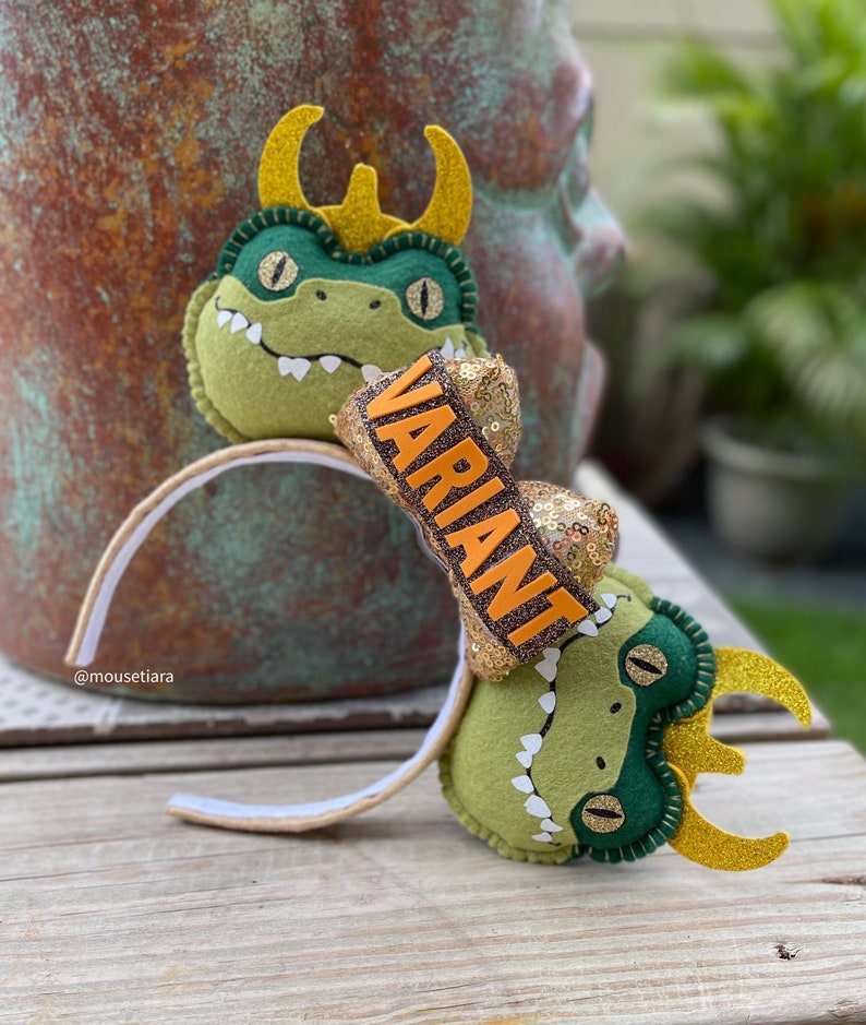 Gator Loki Variant Ears Crocodile Loki Mickey Mouse Ears - Etsy