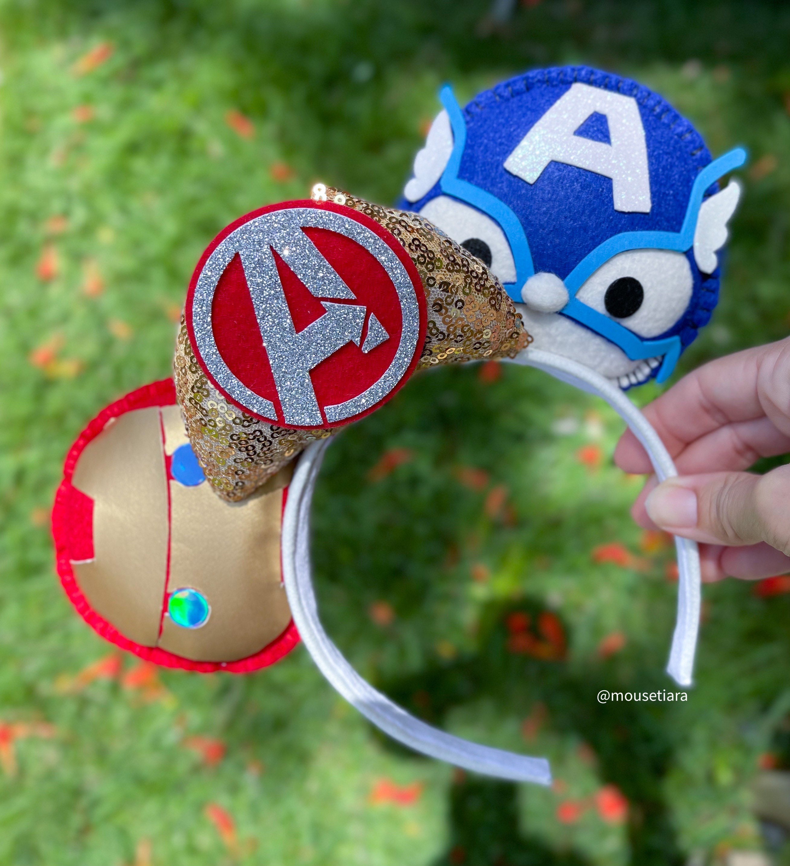 Disney Ears Mickey Ears Captain Marvel Avengers Campus Captain - Etsy UK