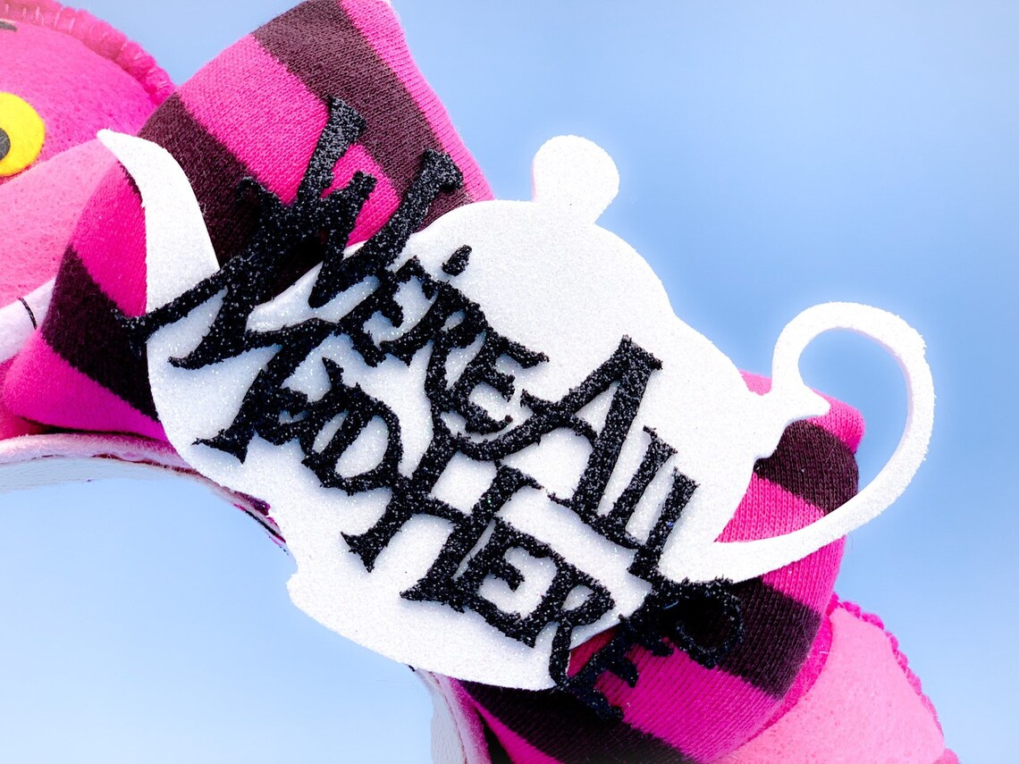 Mickey ears Alice in Wonderland Cheshire Cat Ears Headband | Etsy