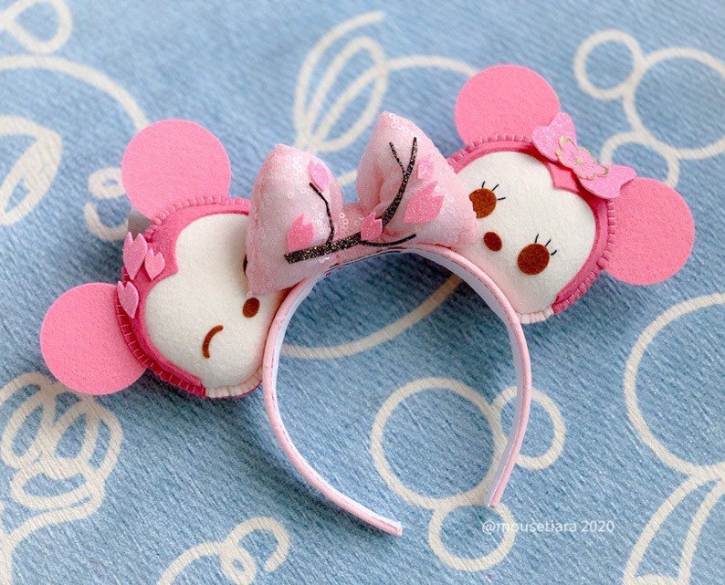 Disney Ears Mickey Ears Pink Minnie Mickey Mouse Ears - Etsy